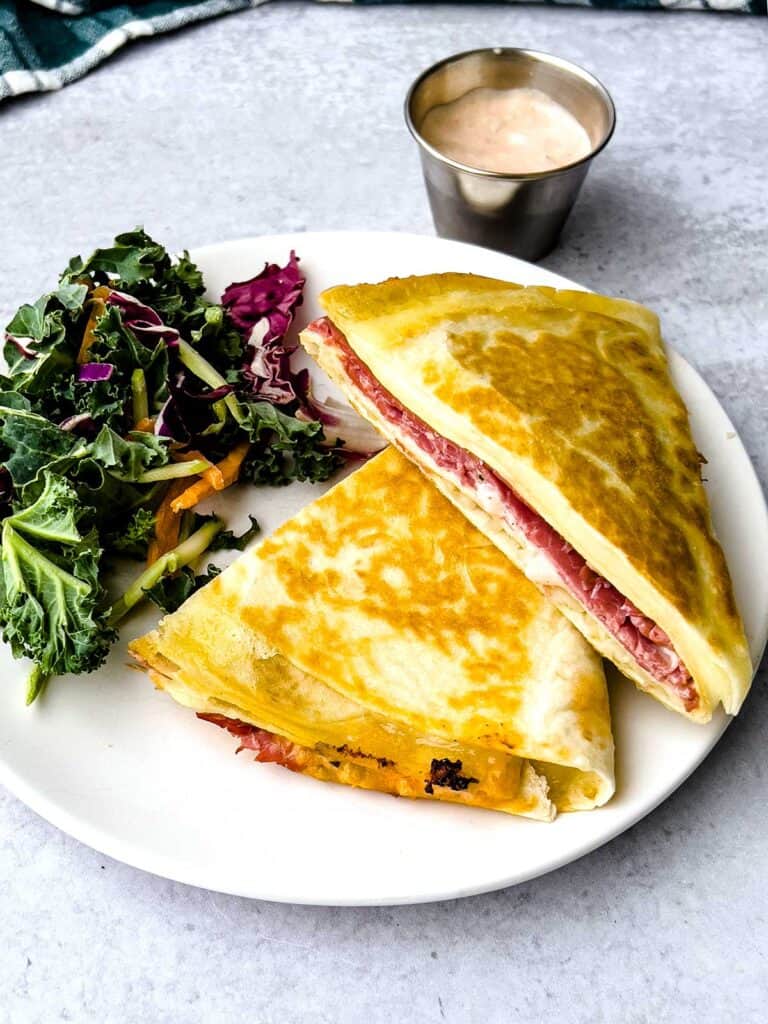 Quick and Easy Reuben Wrap - Pudge Factor