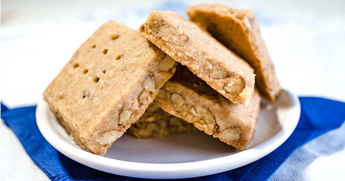 Oatmeal Spice Shortbread - Pudge Factor