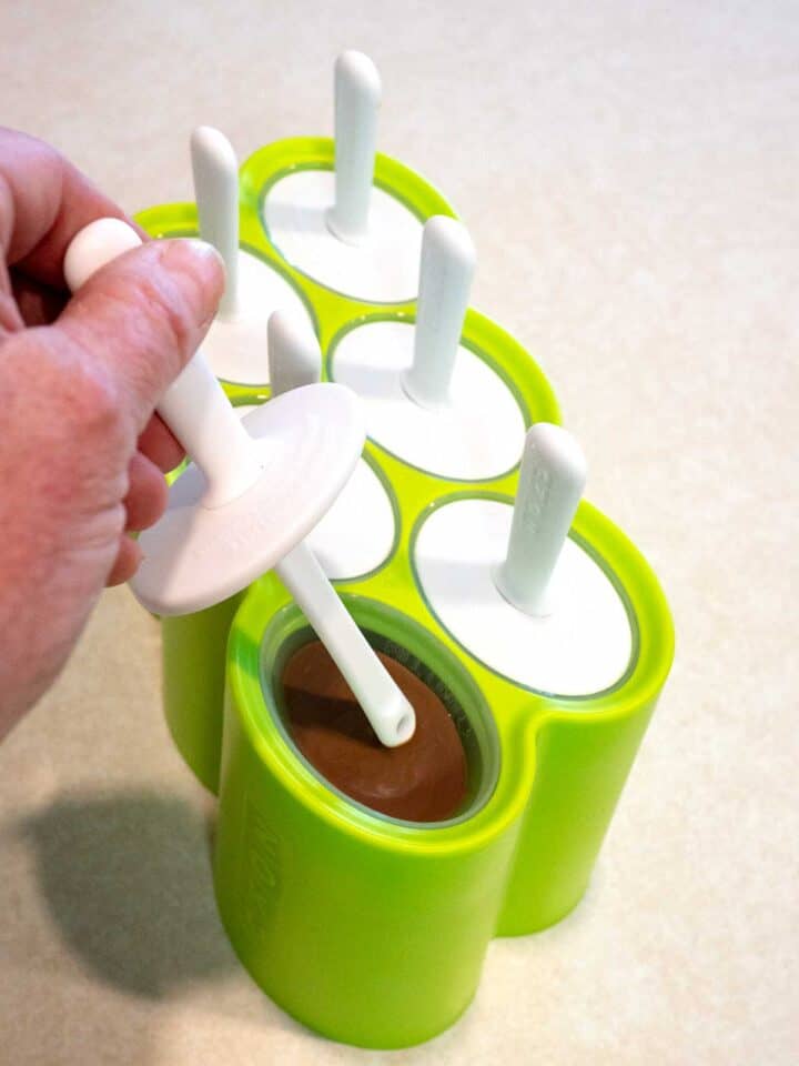 Intensely Chocolate Grown-Up Fudgesicles - Pudge Factor