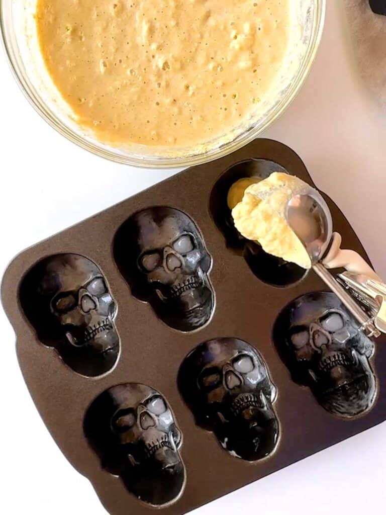 Creepy Southern Cornbread Skulls - Pudge Factor