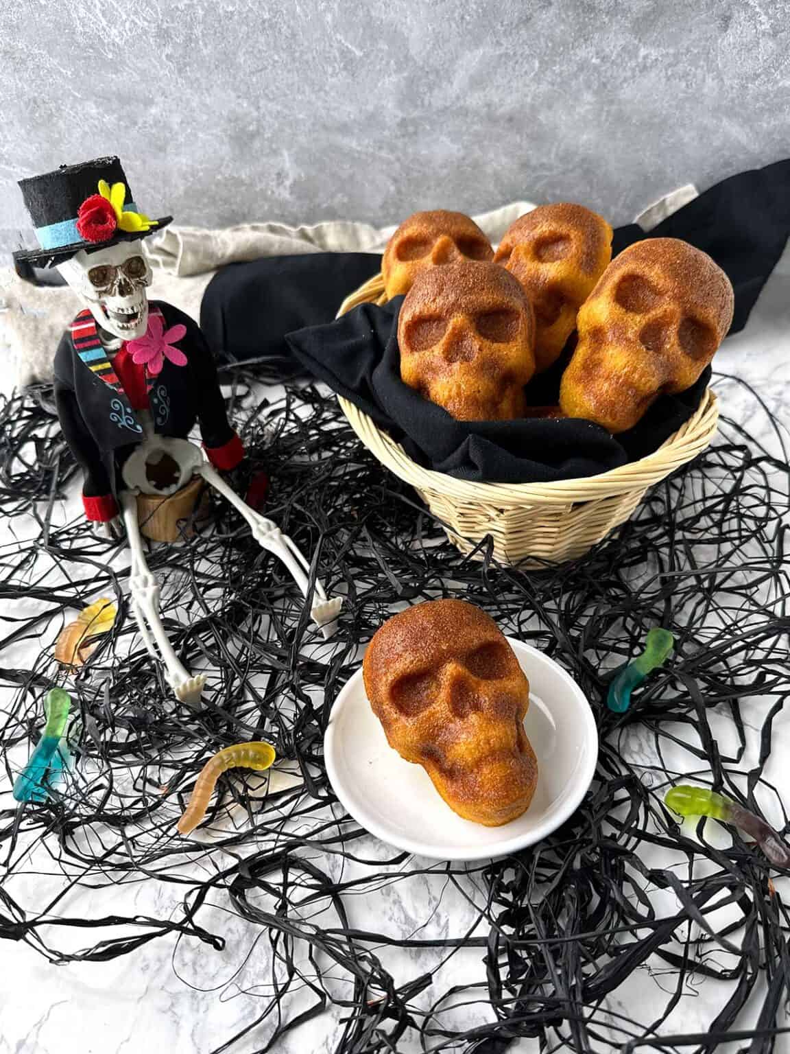 Creepy Southern Cornbread Skulls - Pudge Factor