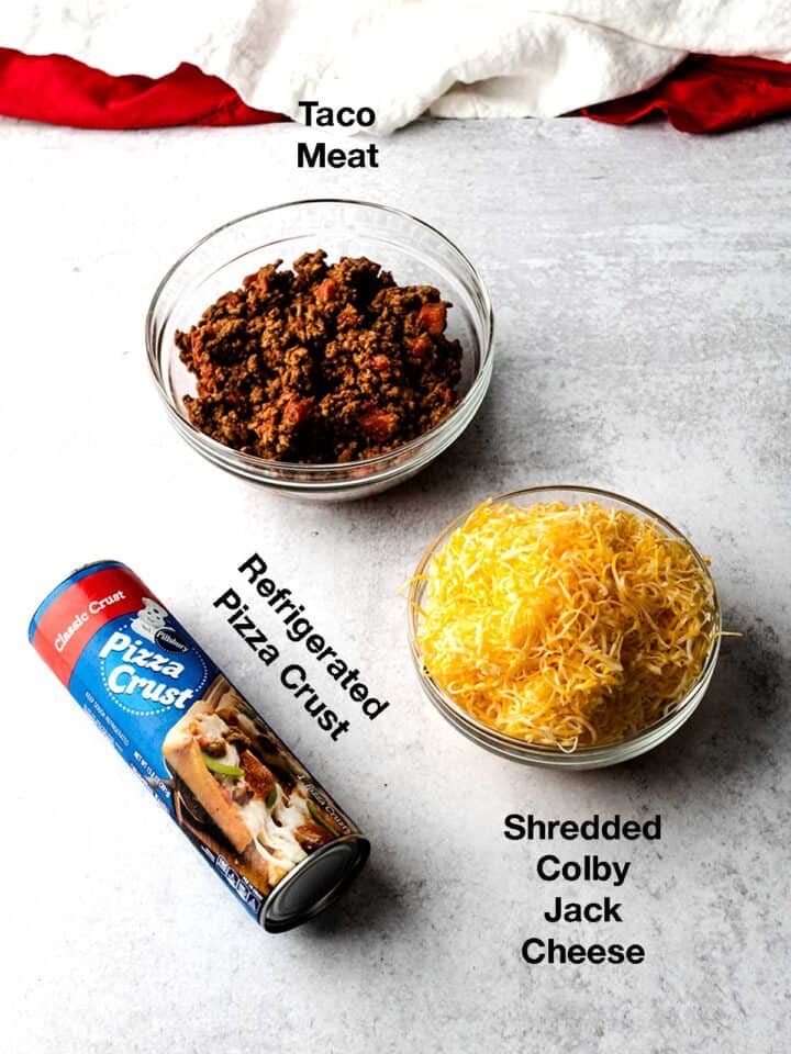 Cheesy Stuffed Taco Bread - Pudge Factor