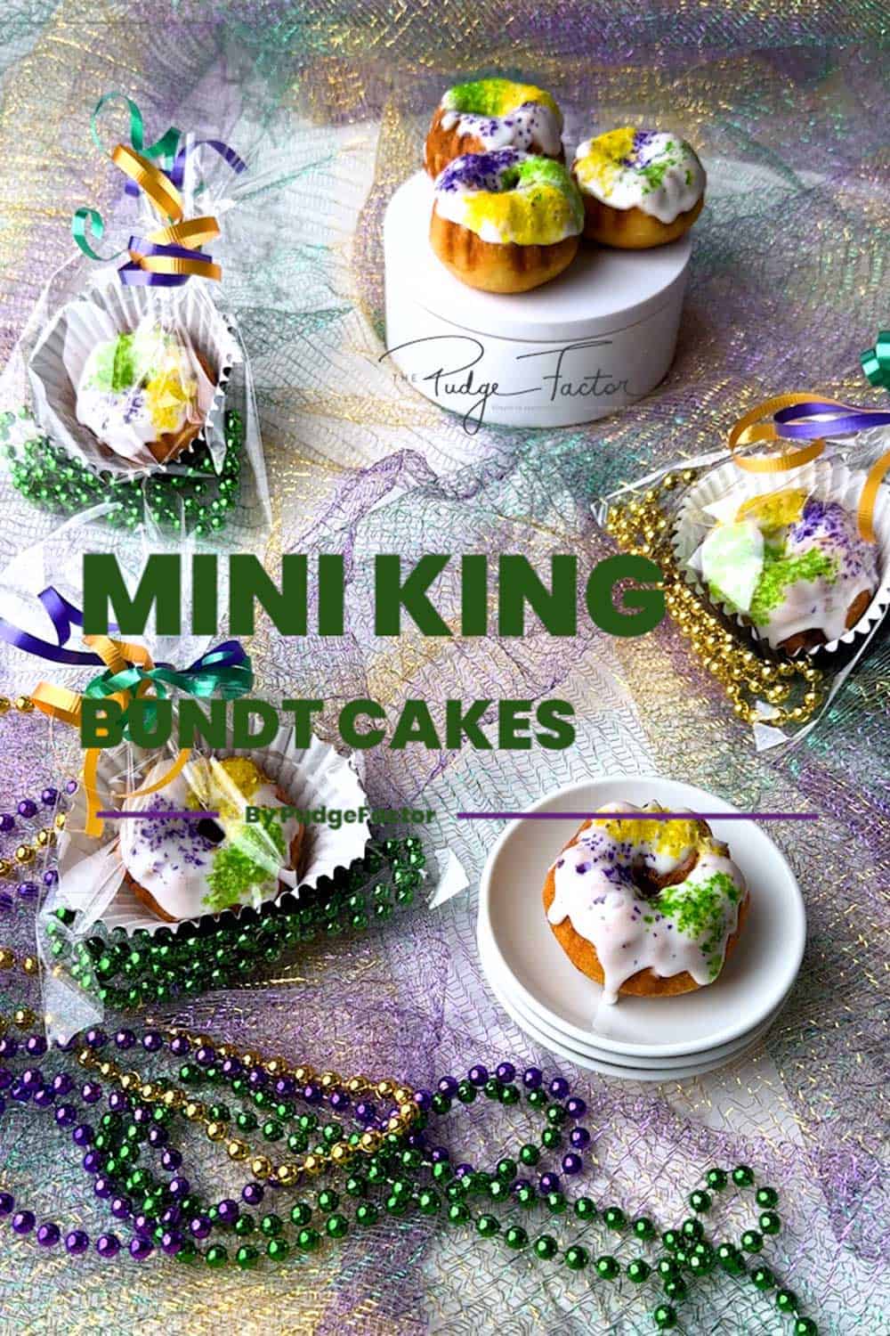 Bite-Sized King Cakes - Pudge Factor