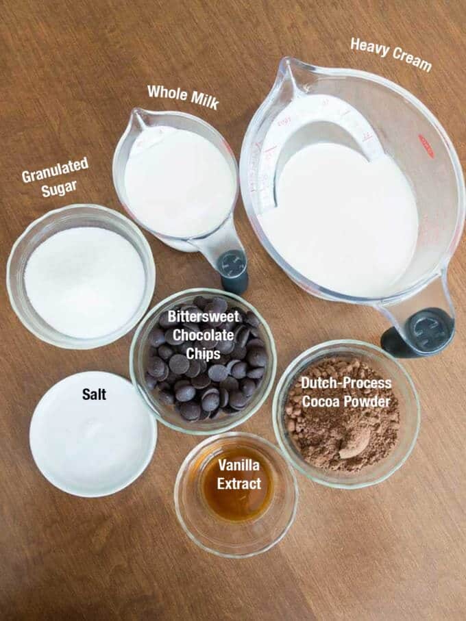 Homemade Chocolate Ice Cream - Pudge Factor