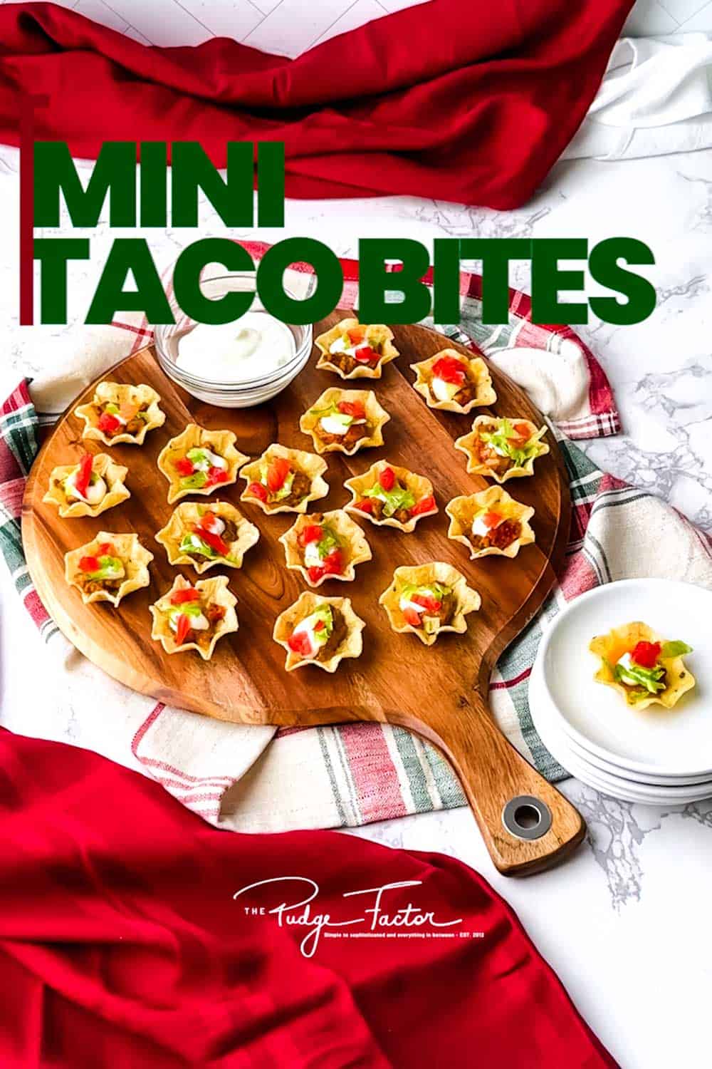 Mini Taco Bites - Quick and Easy - Pudge Factor