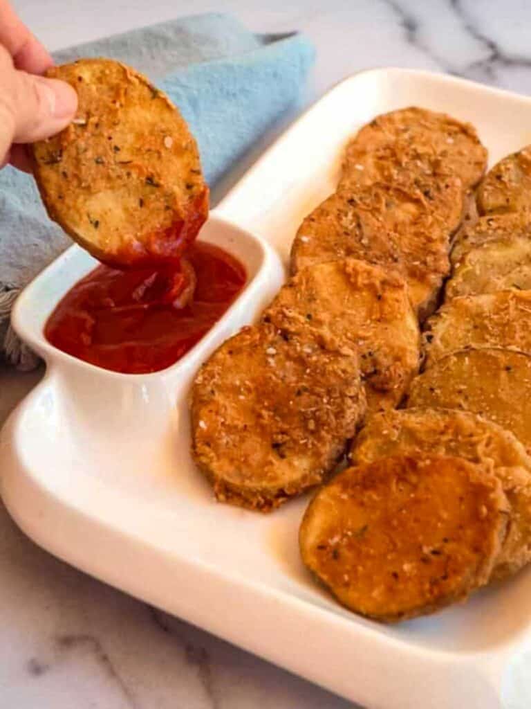 Easy Crispy Mojo Potatoes - Shakey's Copycat - Pudge Factor