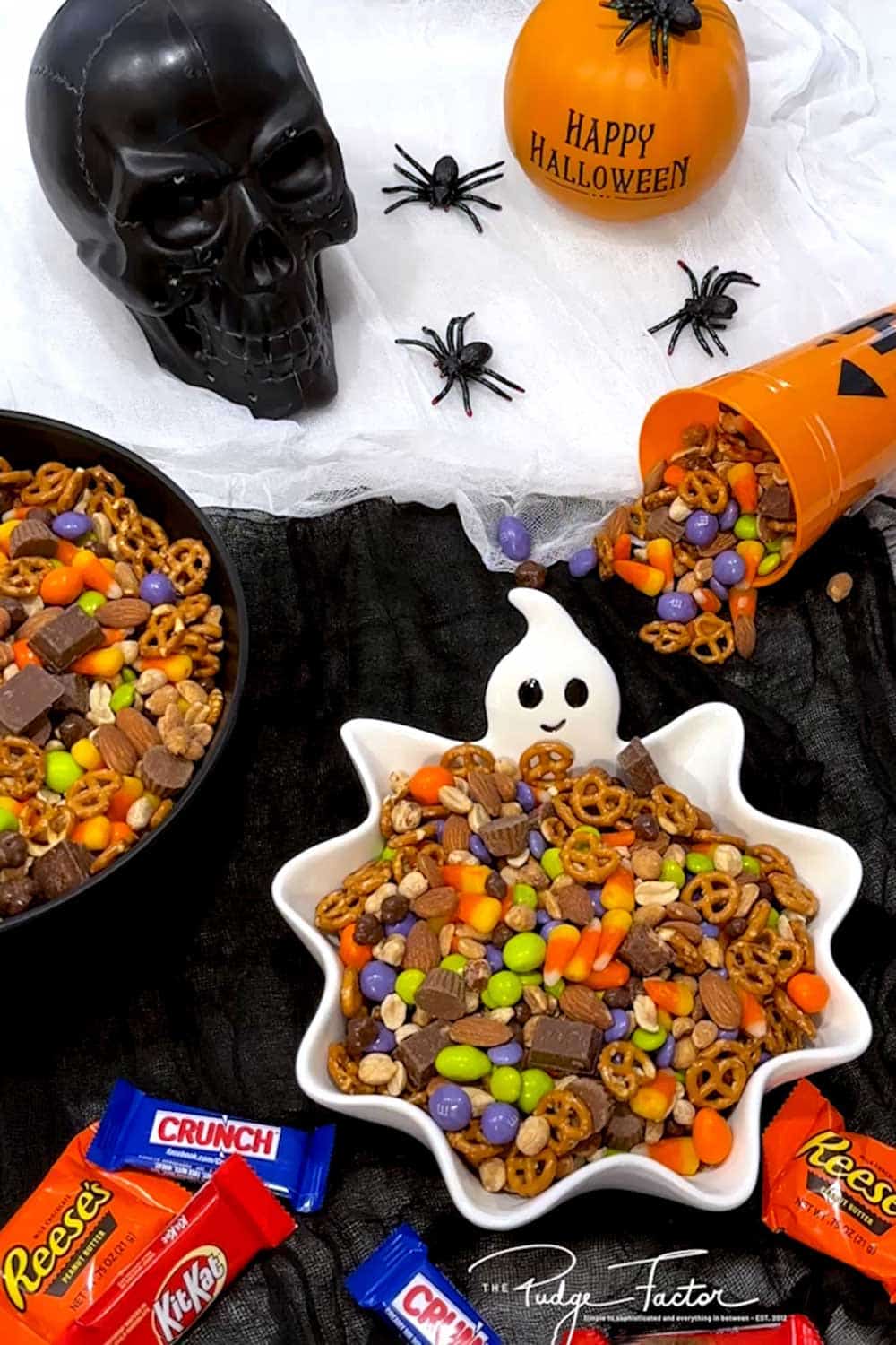 Quick and Easy Trick-or-Treat Snack Mix - Pudge Factor