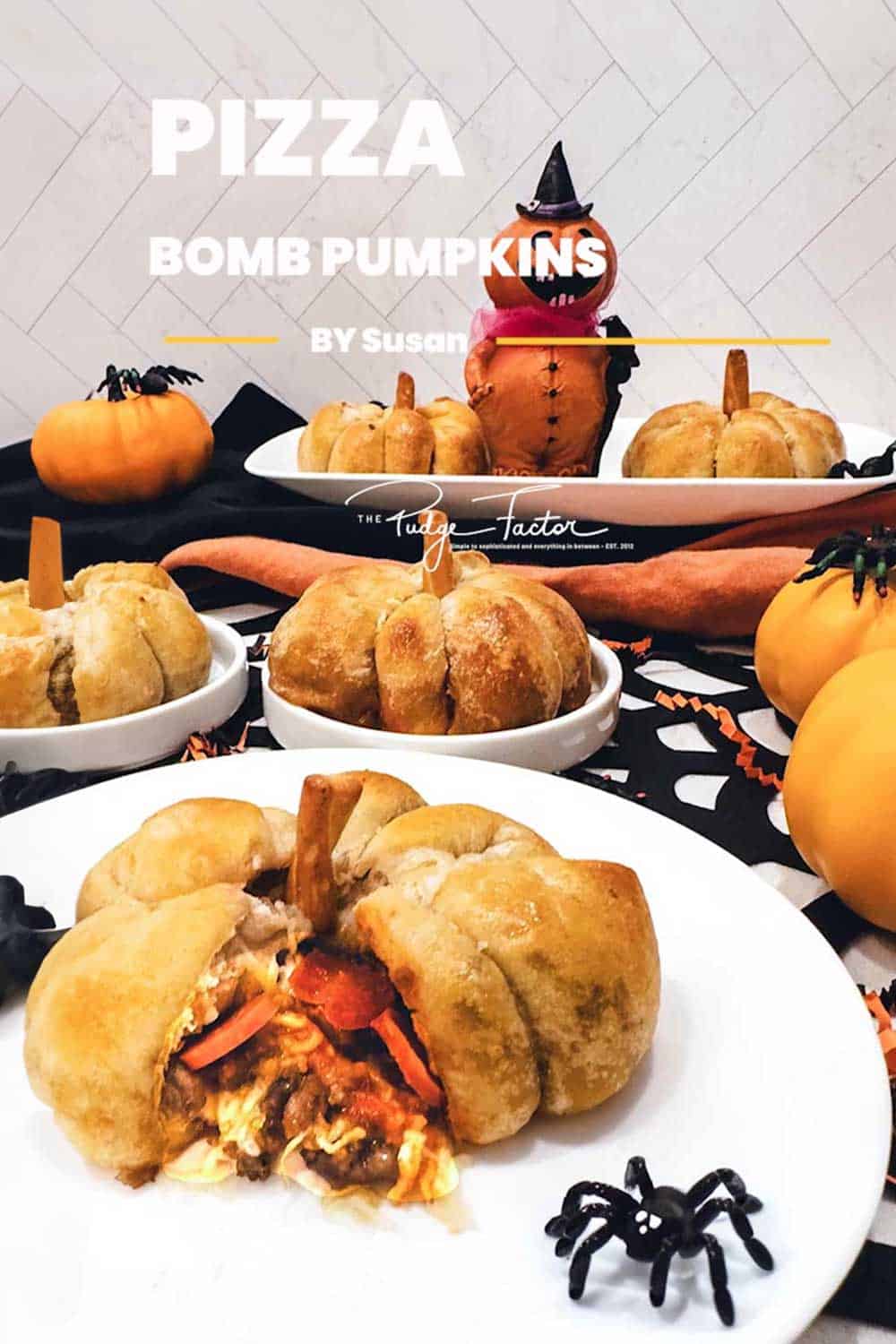 Pizza Bomb Pumpkins - Pudge Factor