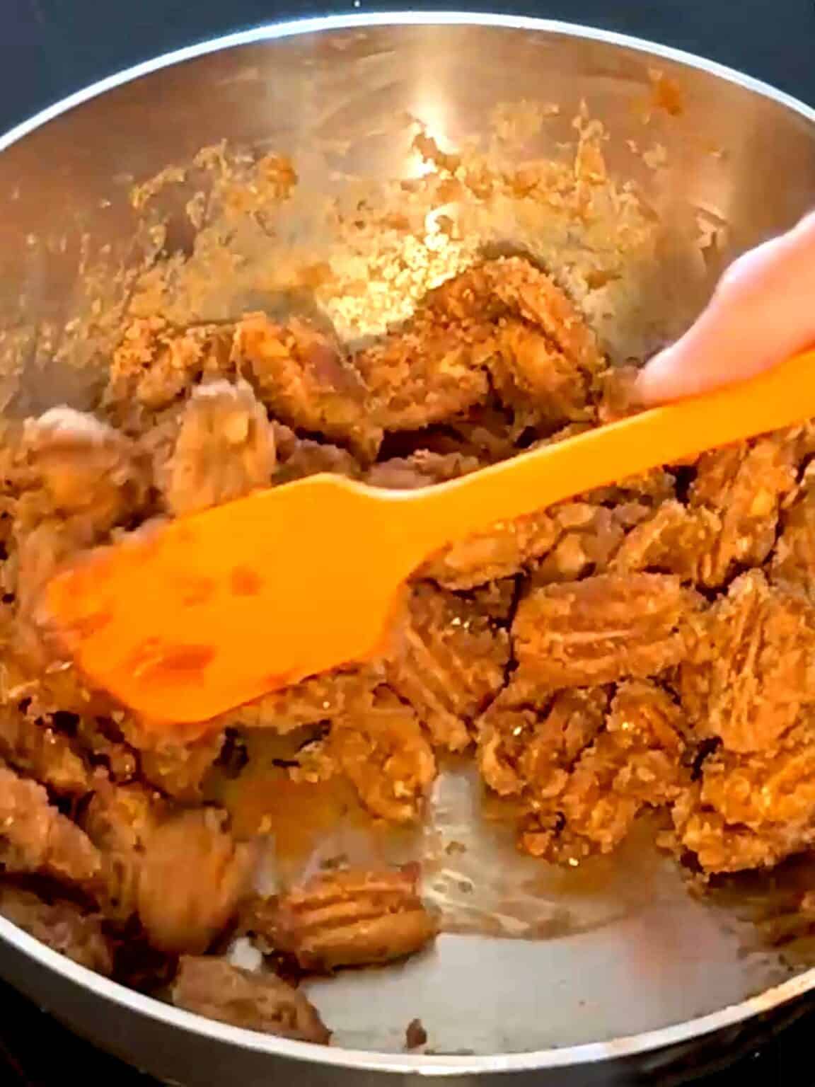Easy Homemade Southern Stovetop Caramelized Pecans - Pudge Factor