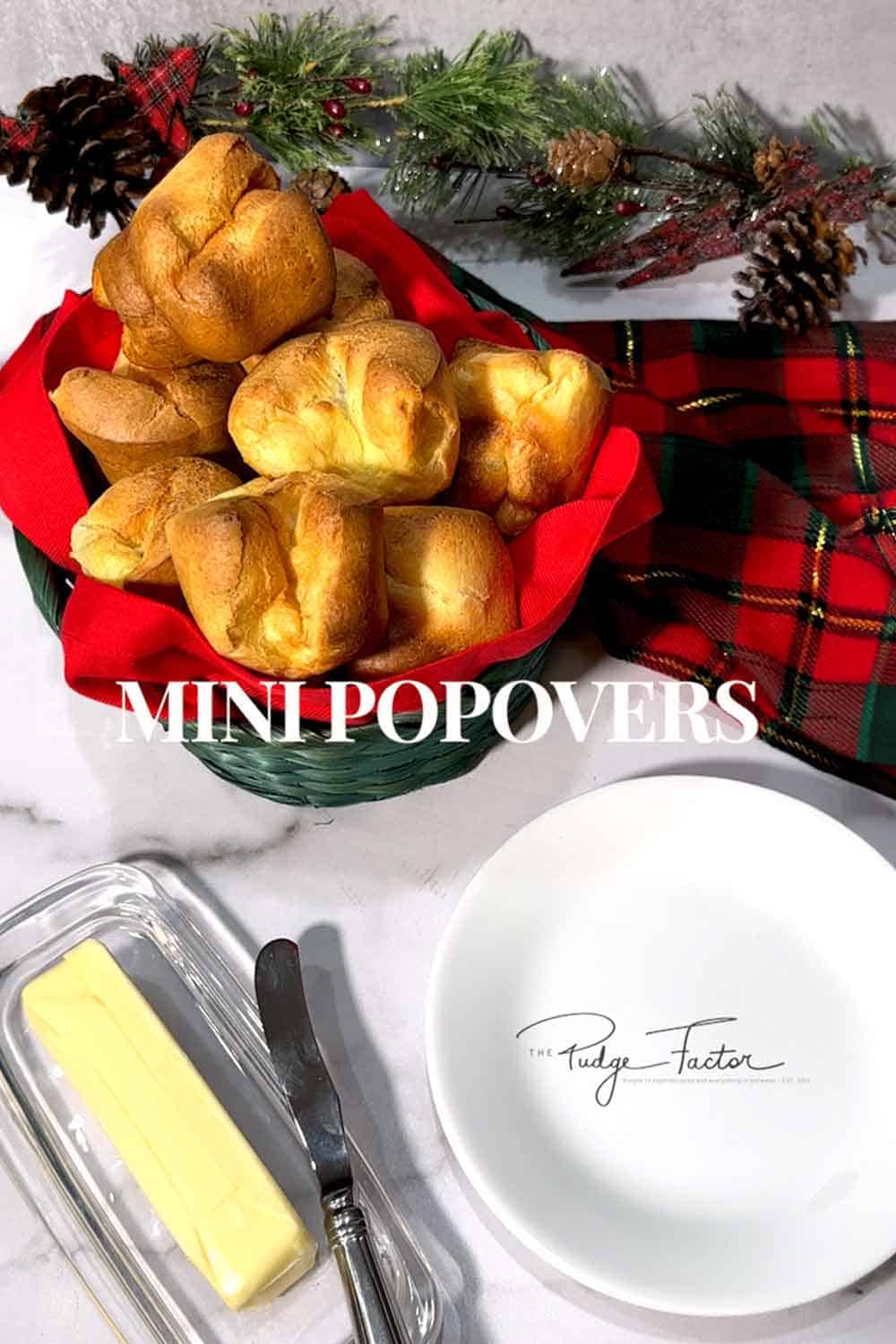 Easy Mini Popovers - Pudge Factor