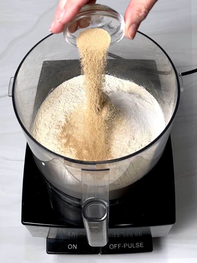 Easy Basic Pizza Dough - Food Processor - Pudge Factor