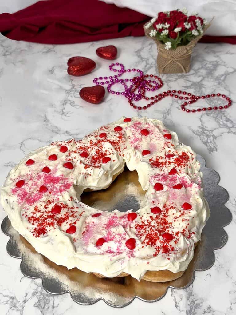 Sweetheart King Cake - Pudge Factor