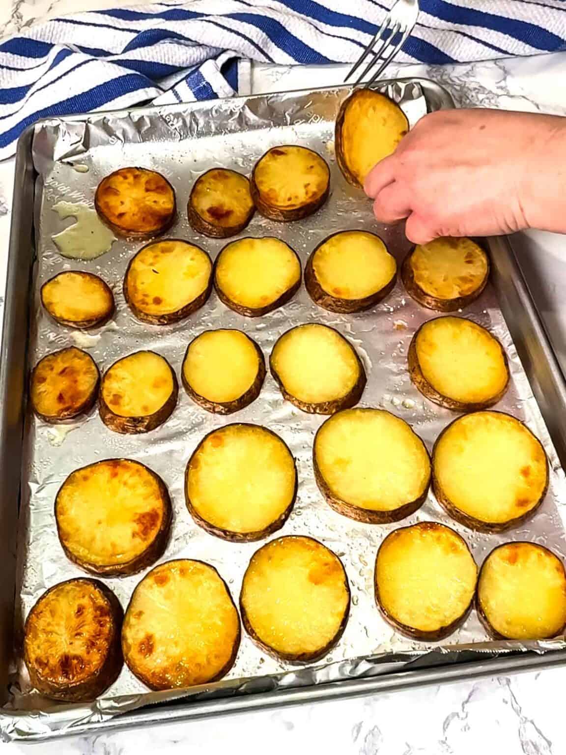 Crispy Cheese and Bacon Potato Rounds - Pudge Factor