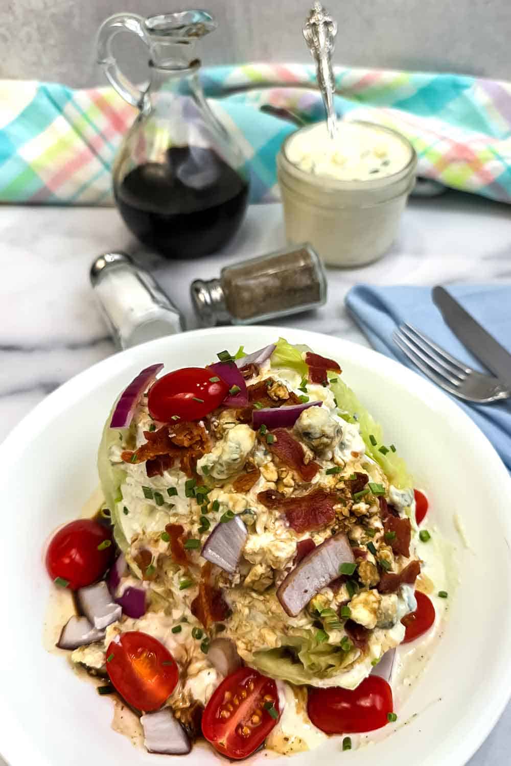 Classic Wedge Salad - Pudge Factor