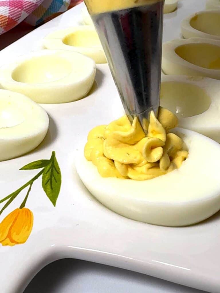 Easy Classic Deviled Eggs - A Perfect Appetizer - Pudge Factor