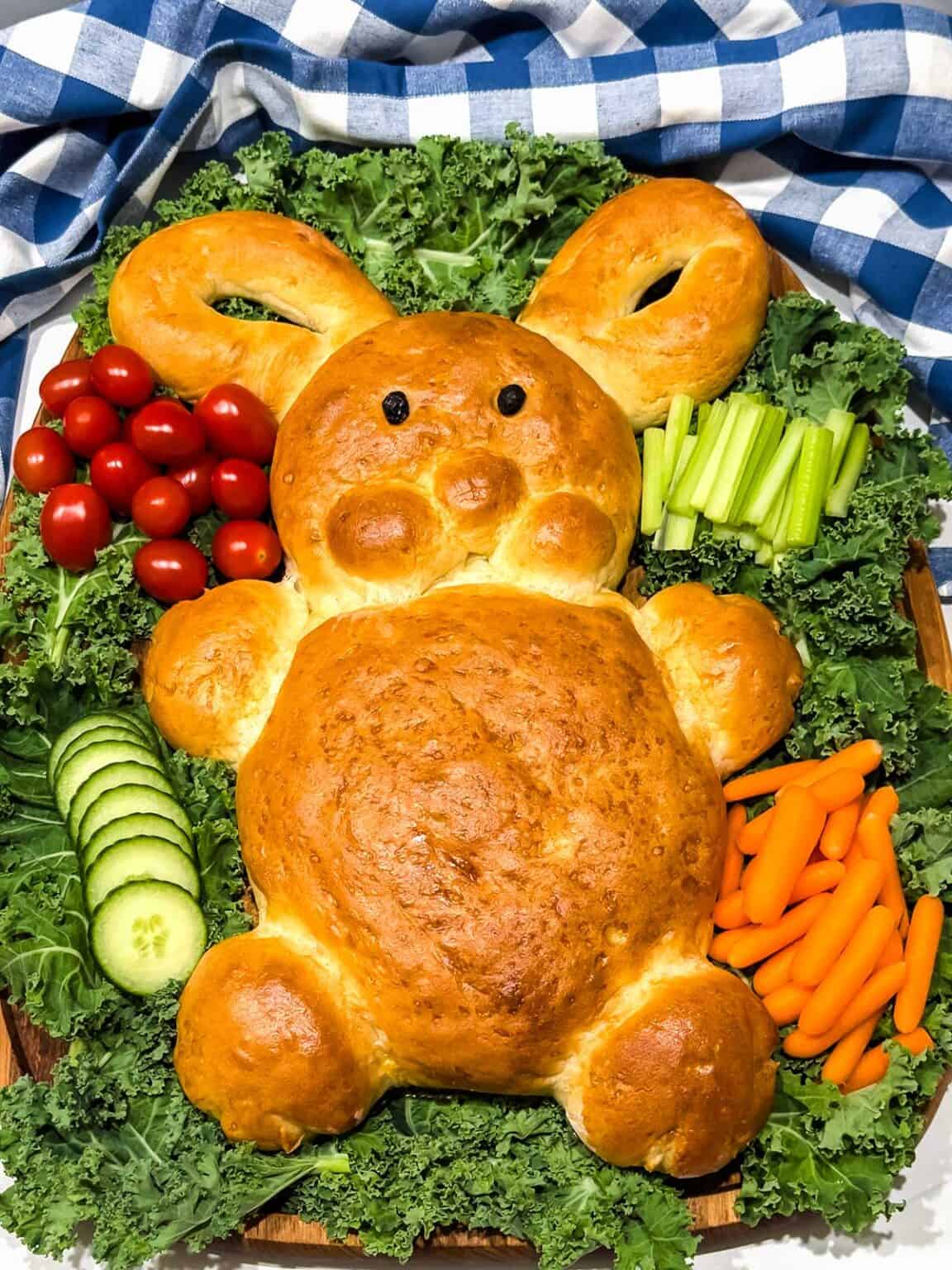 BUNNY-SHAPED FRENCH BREAD - Pudge Factor