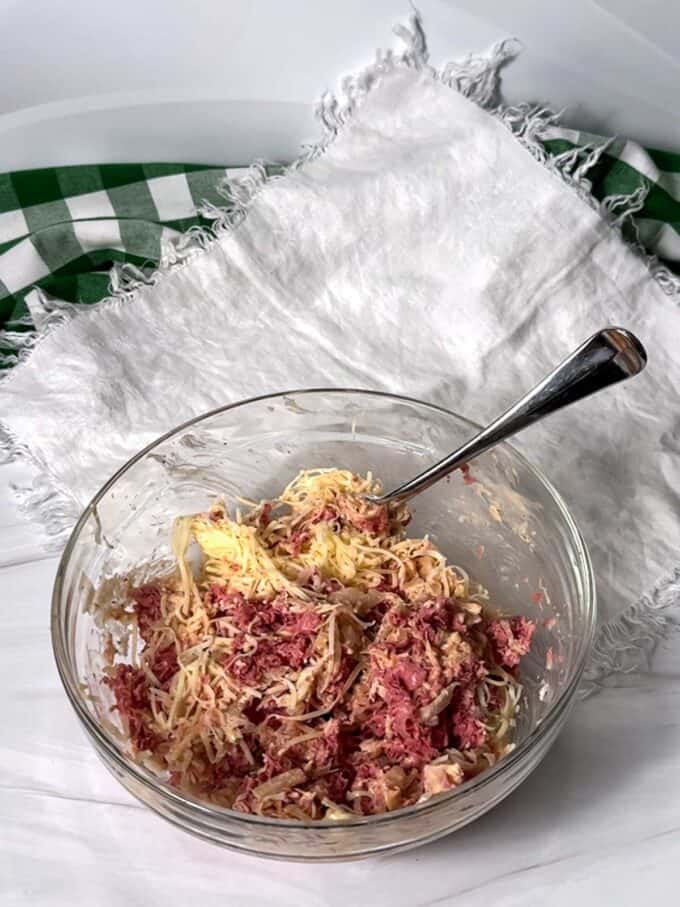 Reuben Pinwheels in Puff Pastry - Quick and Easy - Pudge Factor