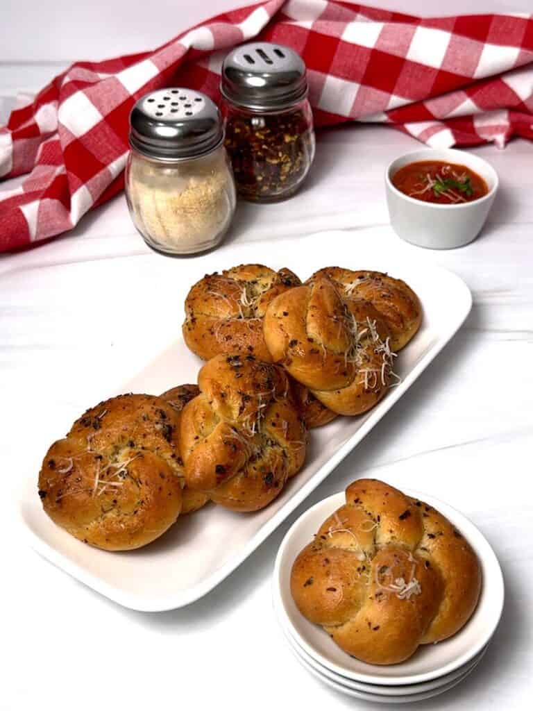 Easy Garlic Knots in Food Processor - Pudge Factor