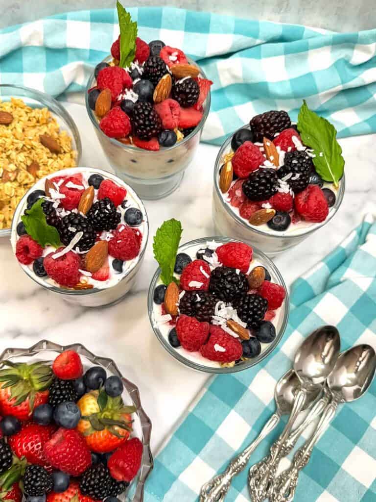 Yogurt Berry Parfaits - Pudge Factor