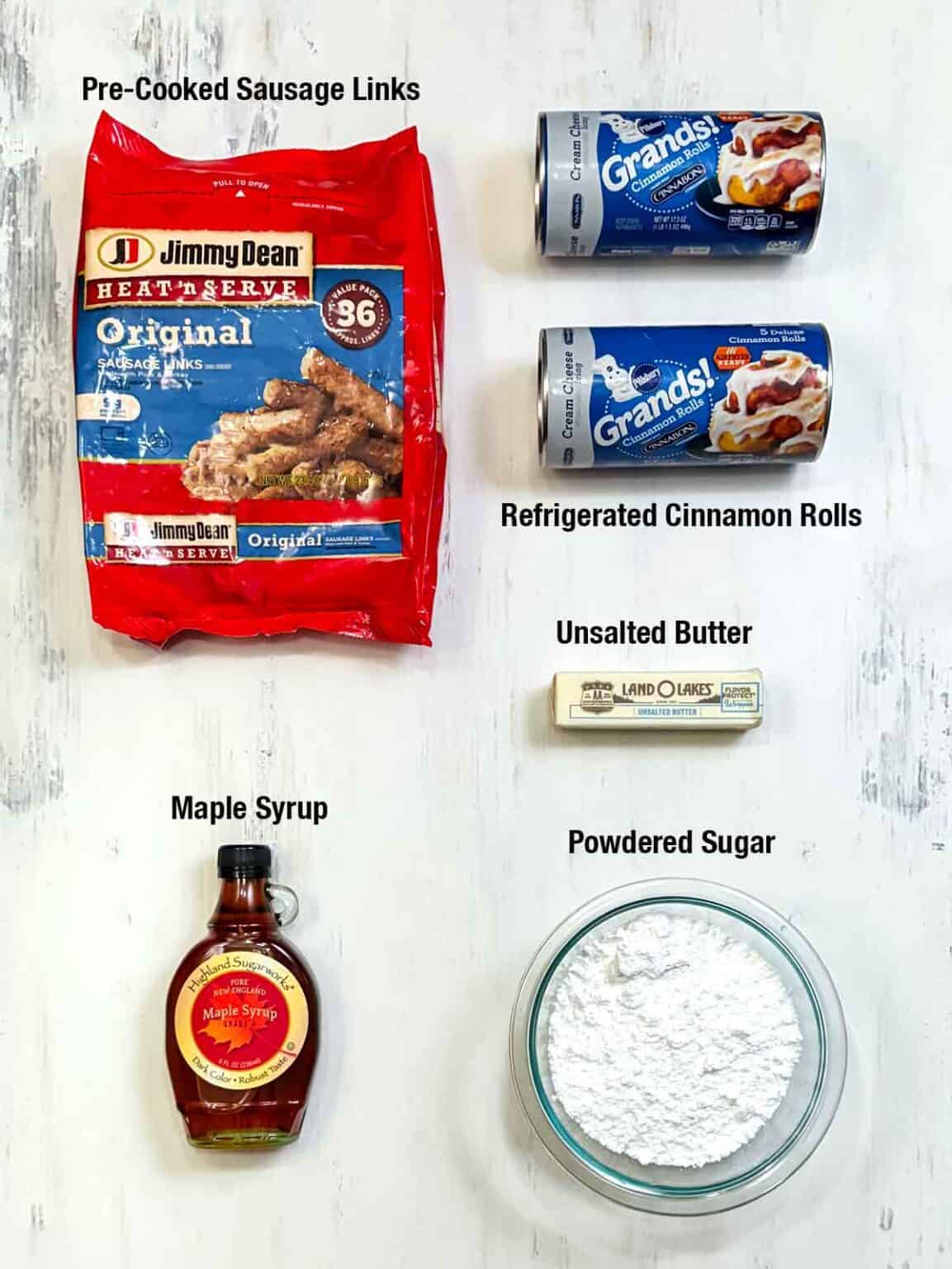 Cinnamon Roll Pigs in a Blanket with Maple Glaze - Pudge Factor