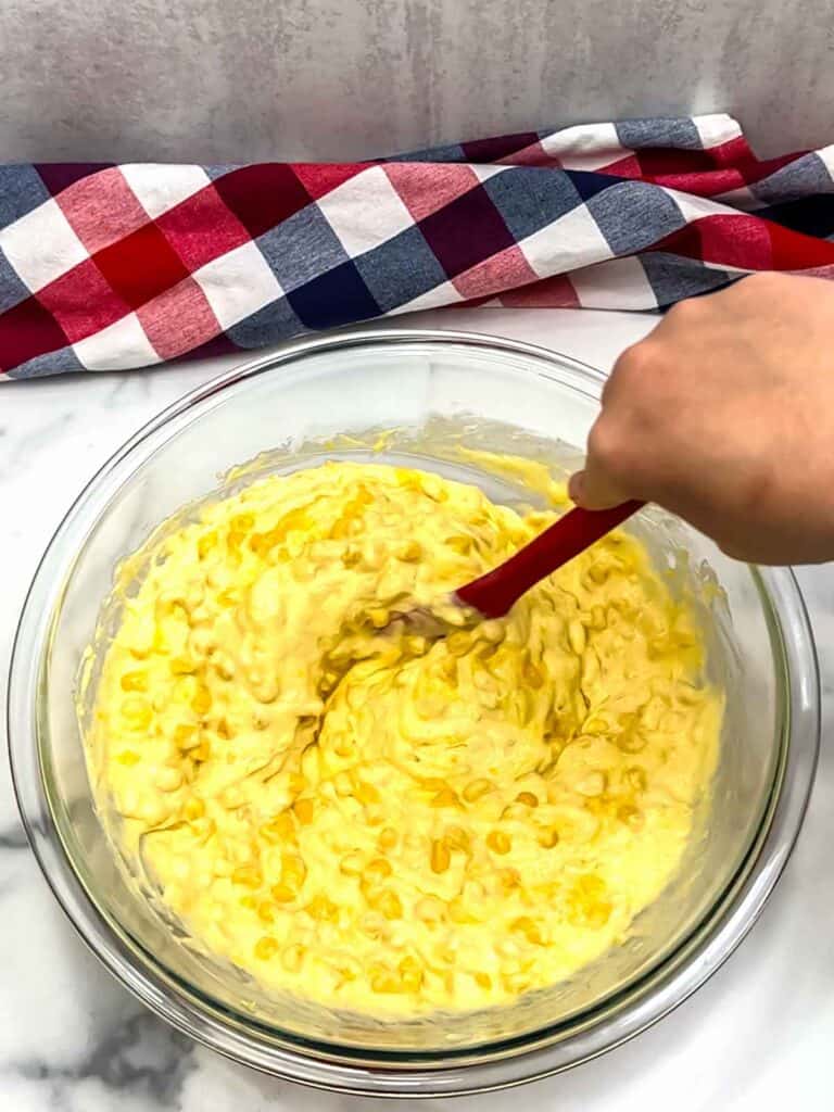 Cheesy Corn Pudding Casserole - Pudge Factor