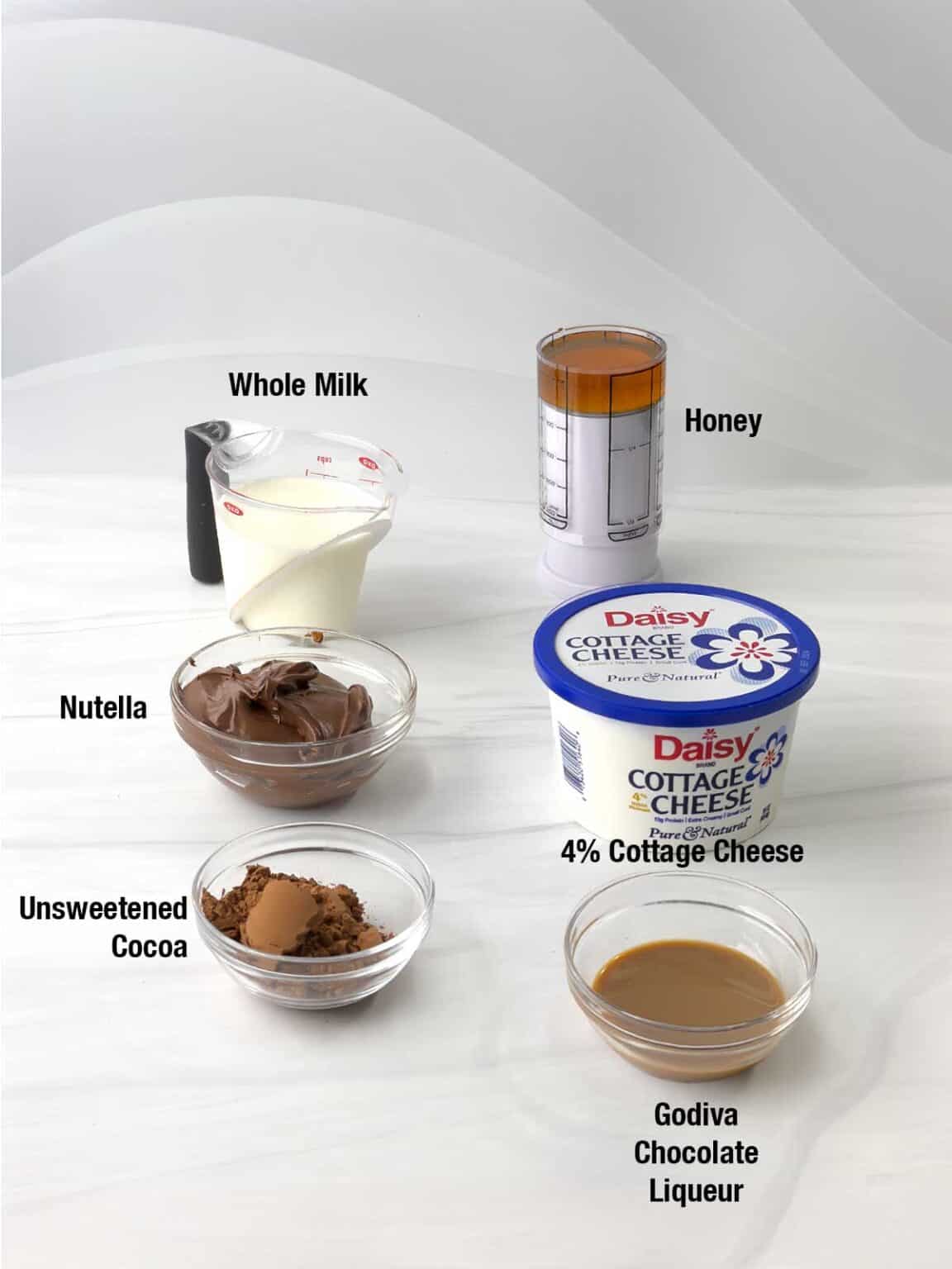 Viral TikTok Chocolate Nutella Cottage Cheese Gelato - Pudge Factor