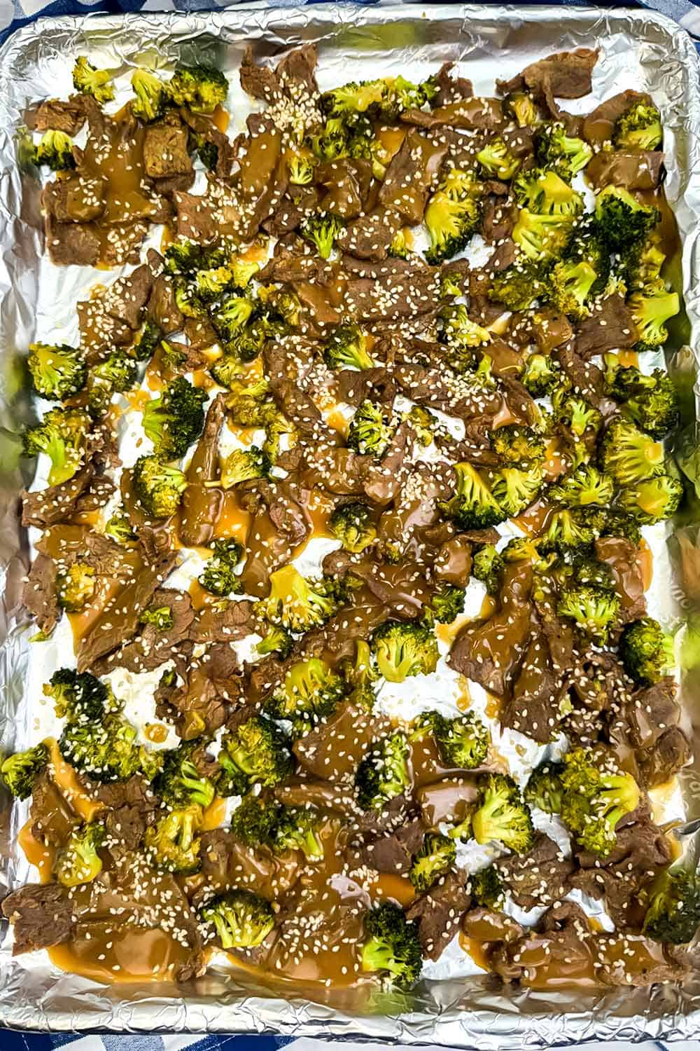 Quick and Easy Sheet Pan Beef and Broccoli - Pudge Factor