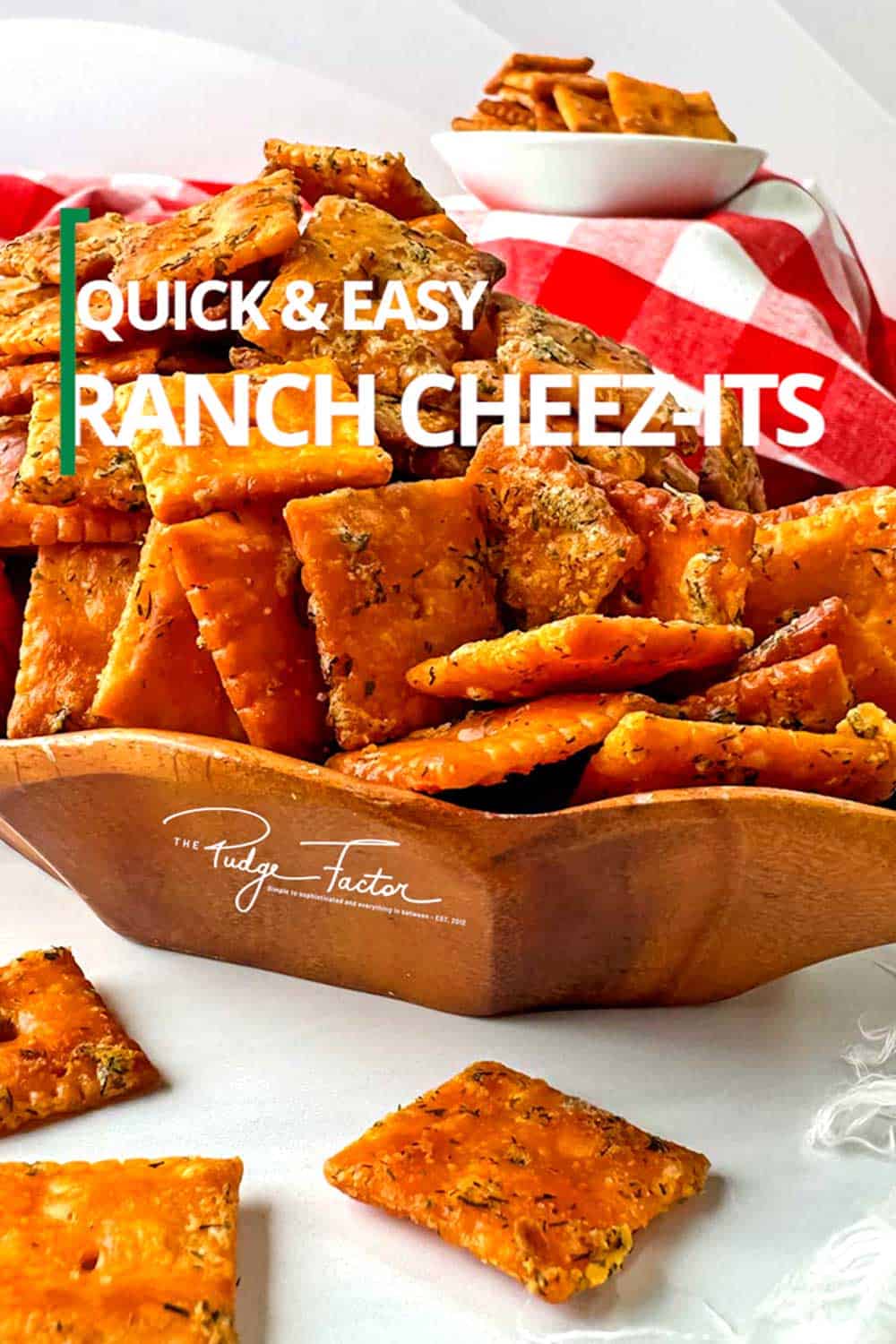 Quick and Easy Ranch Cheez-Its: The Perfect Munchie - Pudge Factor