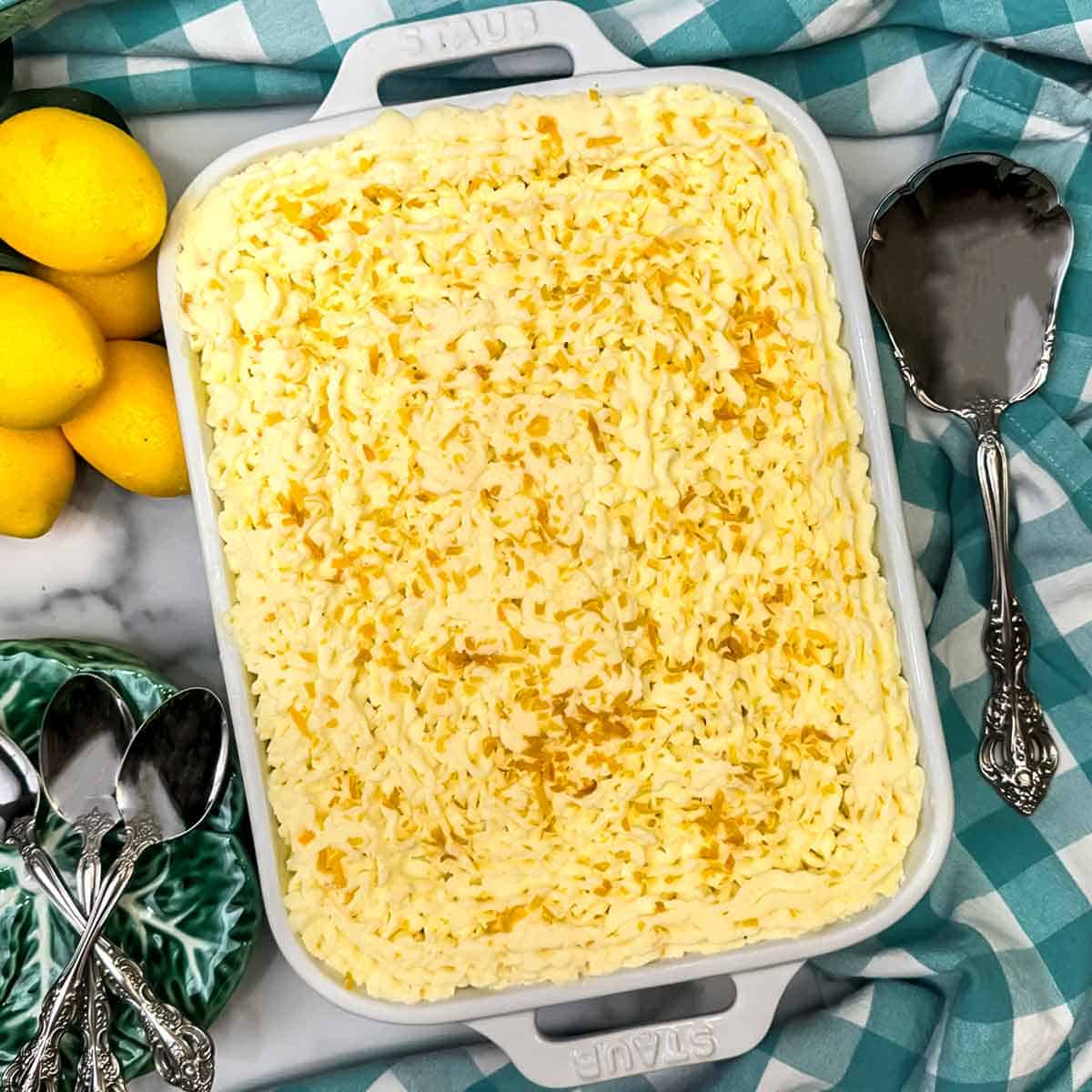 Easy No-Bake Meyer Lemon Tiramisu - Pudge Factor