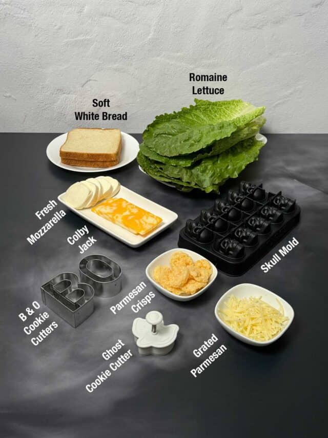 Ghostly Caesar Salad: A Halloween Treat - Pudge Factor