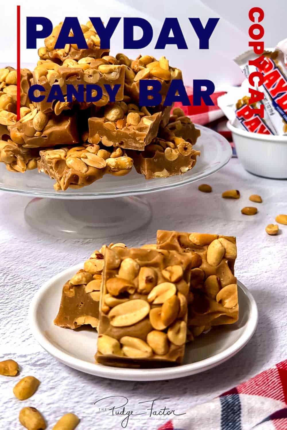 Easy Copycat Payday Candy Bars - Pudge Factor
