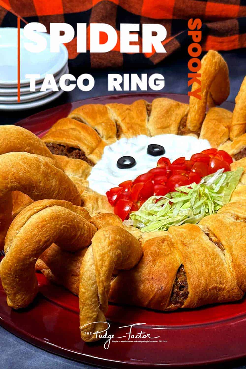 Spooky Spider Taco Ring - Pudge Factor