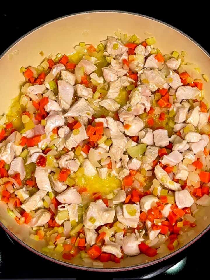 One-Pot Chicken Tot Pie - Pudge Factor