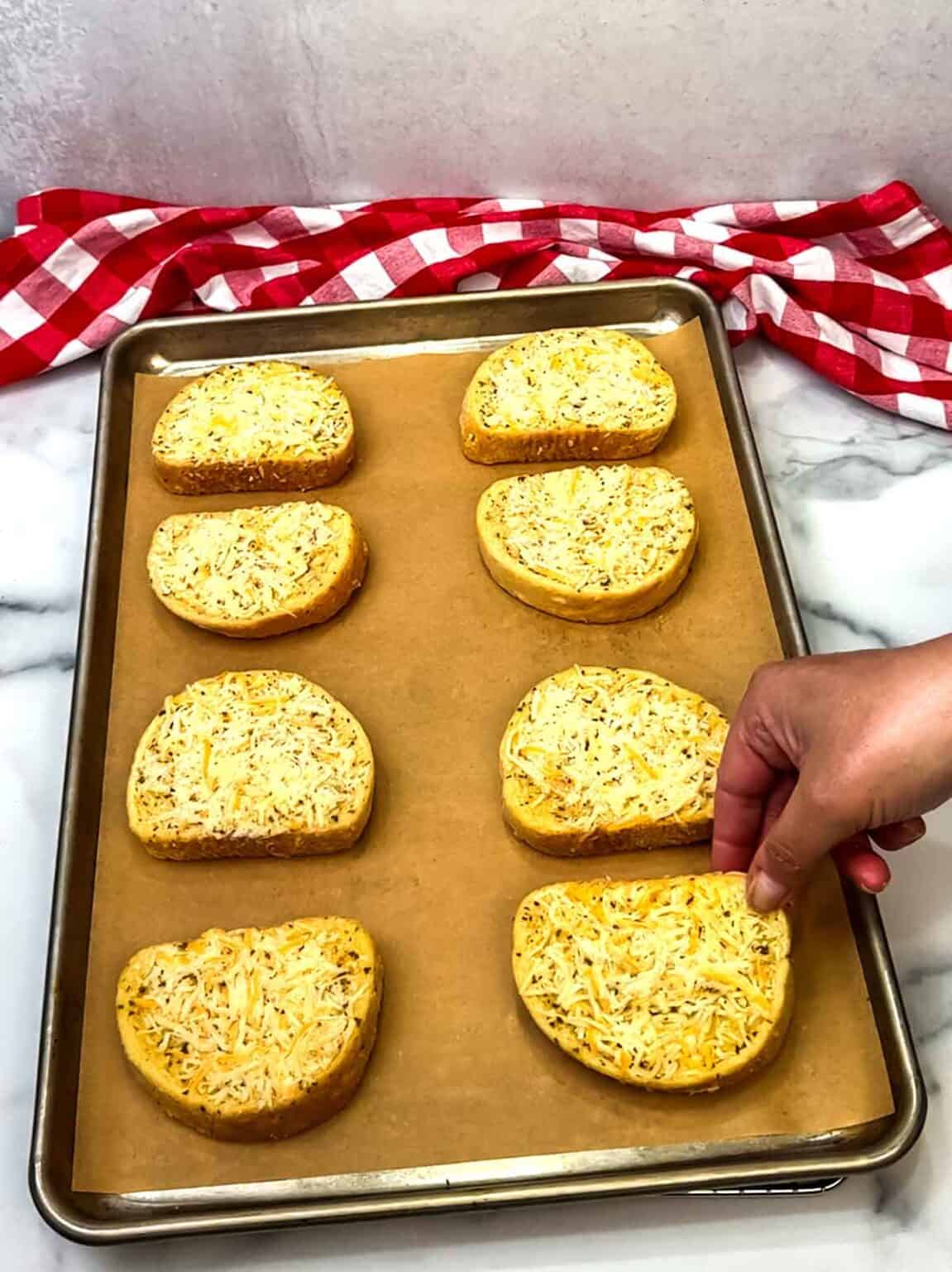 Chicken Parmesan Texas Toast - Pudge Factor