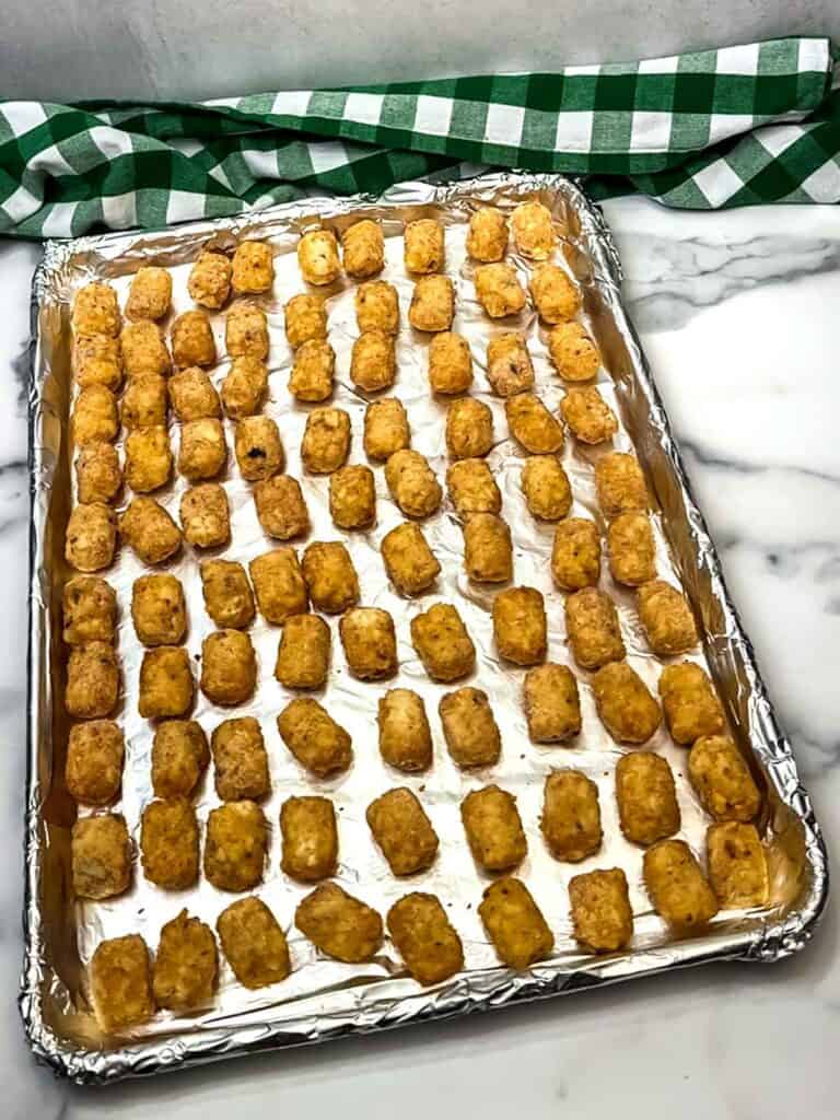 Loaded Tater Tot Skewers - Pudge Factor