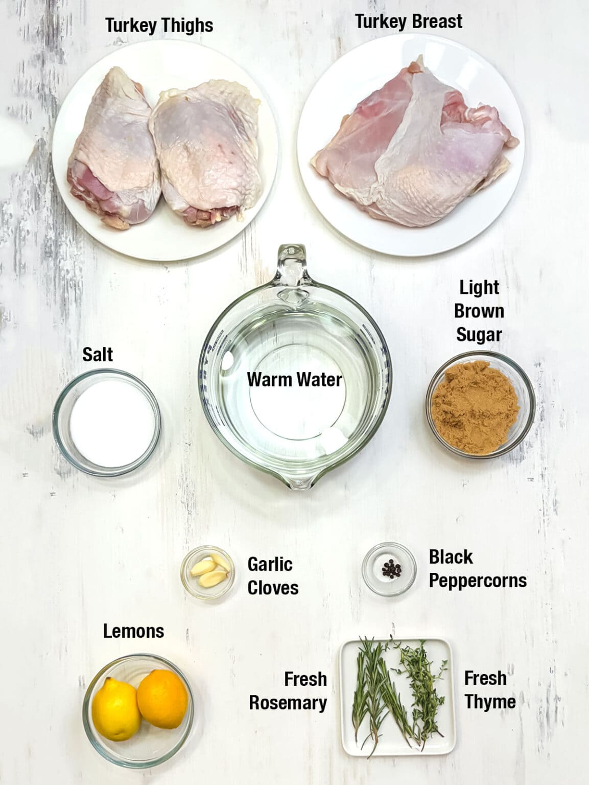 Brined & Roasted Turkey Breast and Thighs - Pudge Factor