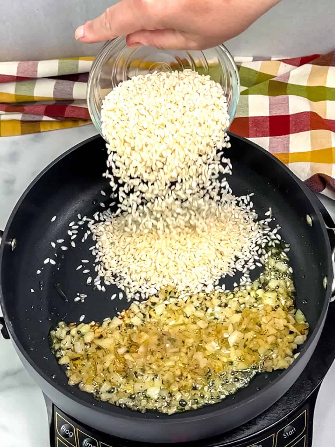 Easy Creamy Pumpkin Risotto - Pudge Factor