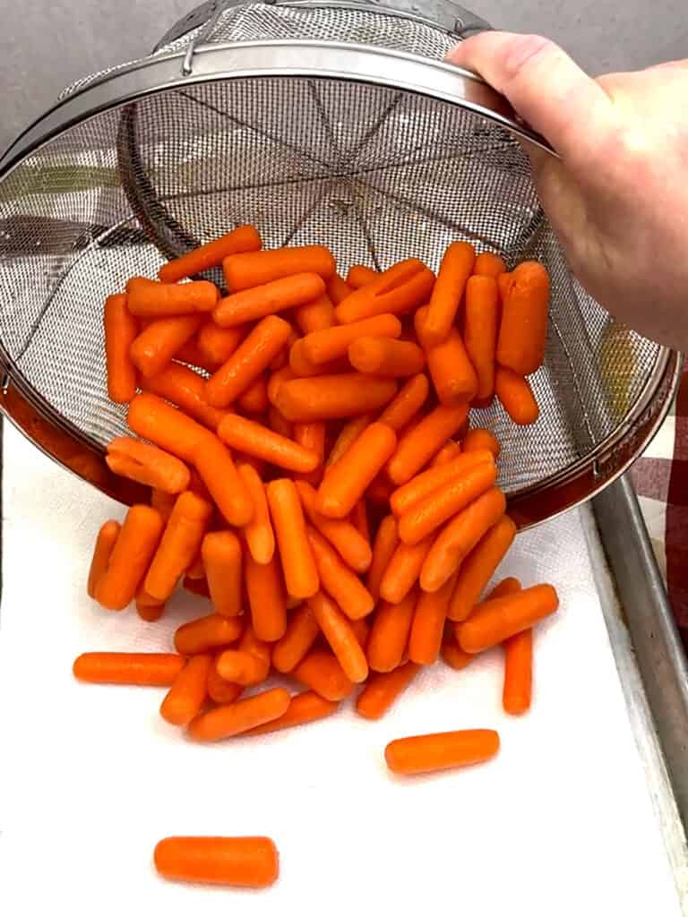 Brown Sugar and Honey Glazed Baby Carrots - Pudge Factor
