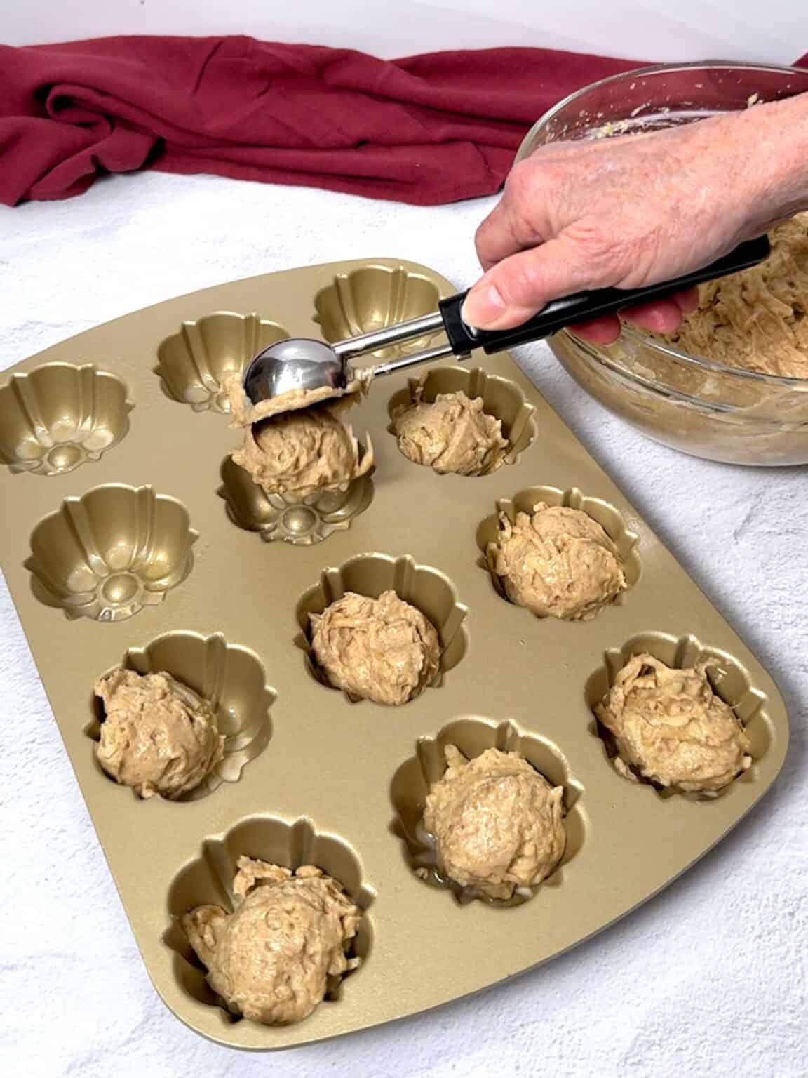 Apple Pie Bundtinis with Cream Cheese Frosting - Pudge Factor