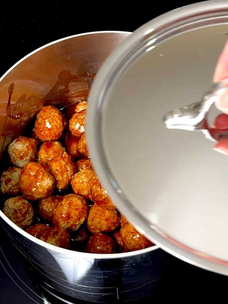 Quick and Easy Sweet & Tangy BBQ Meatballs - Pudge Factor