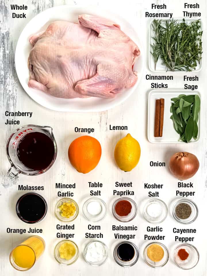 Roast Duck with Cranberry-Orange Glaze - Pudge Factor