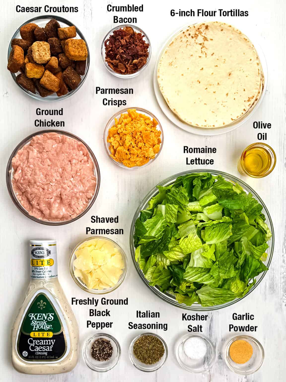 Easy Smashed Chicken Caesar Tacos - Pudge Factor