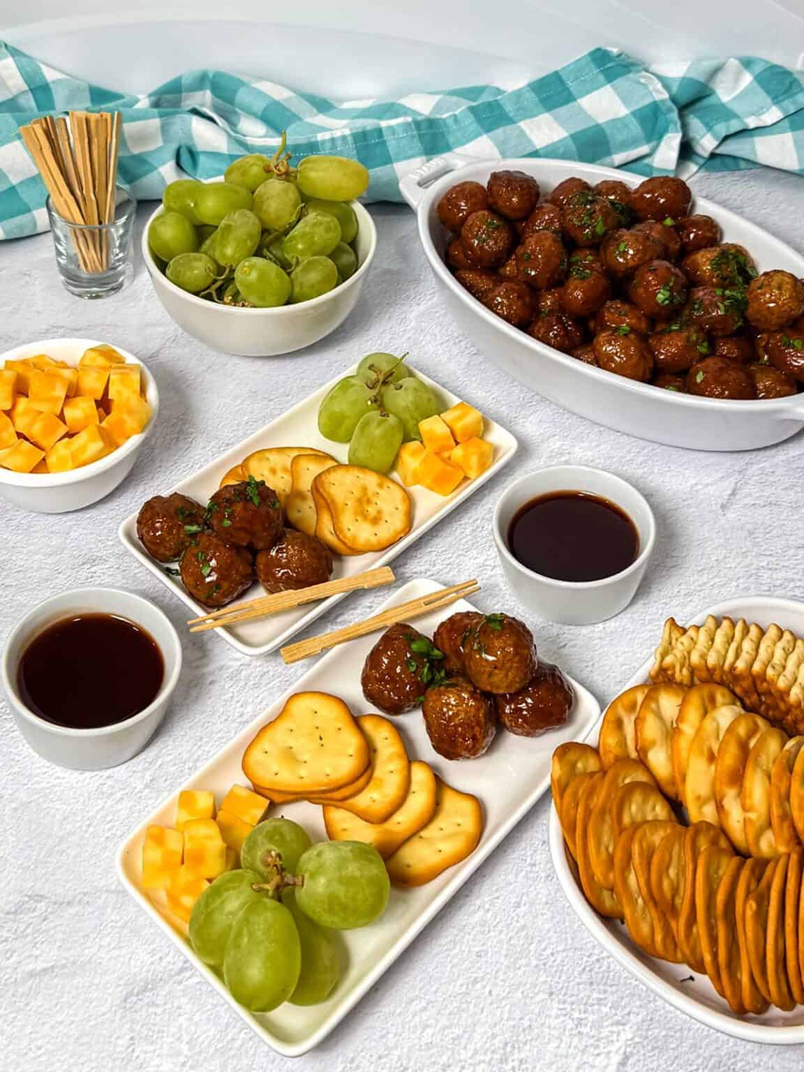 Quick and Easy Sweet & Tangy BBQ Meatballs - Pudge Factor