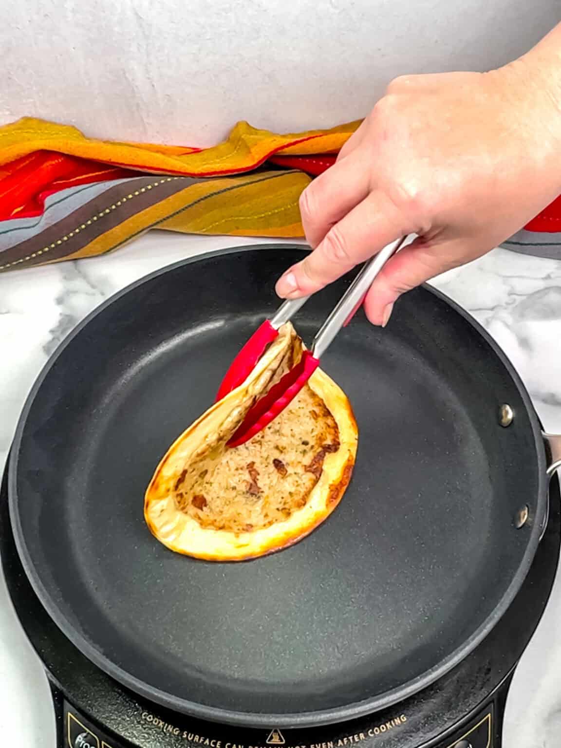 Easy Smashed Chicken Caesar Tacos - Pudge Factor