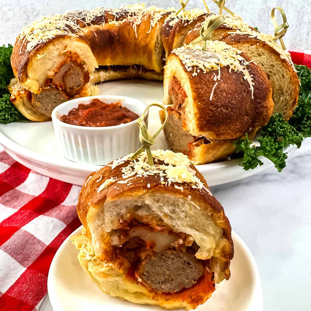 Ultimate Meatball Sub Bundtwich - Pudge Factor