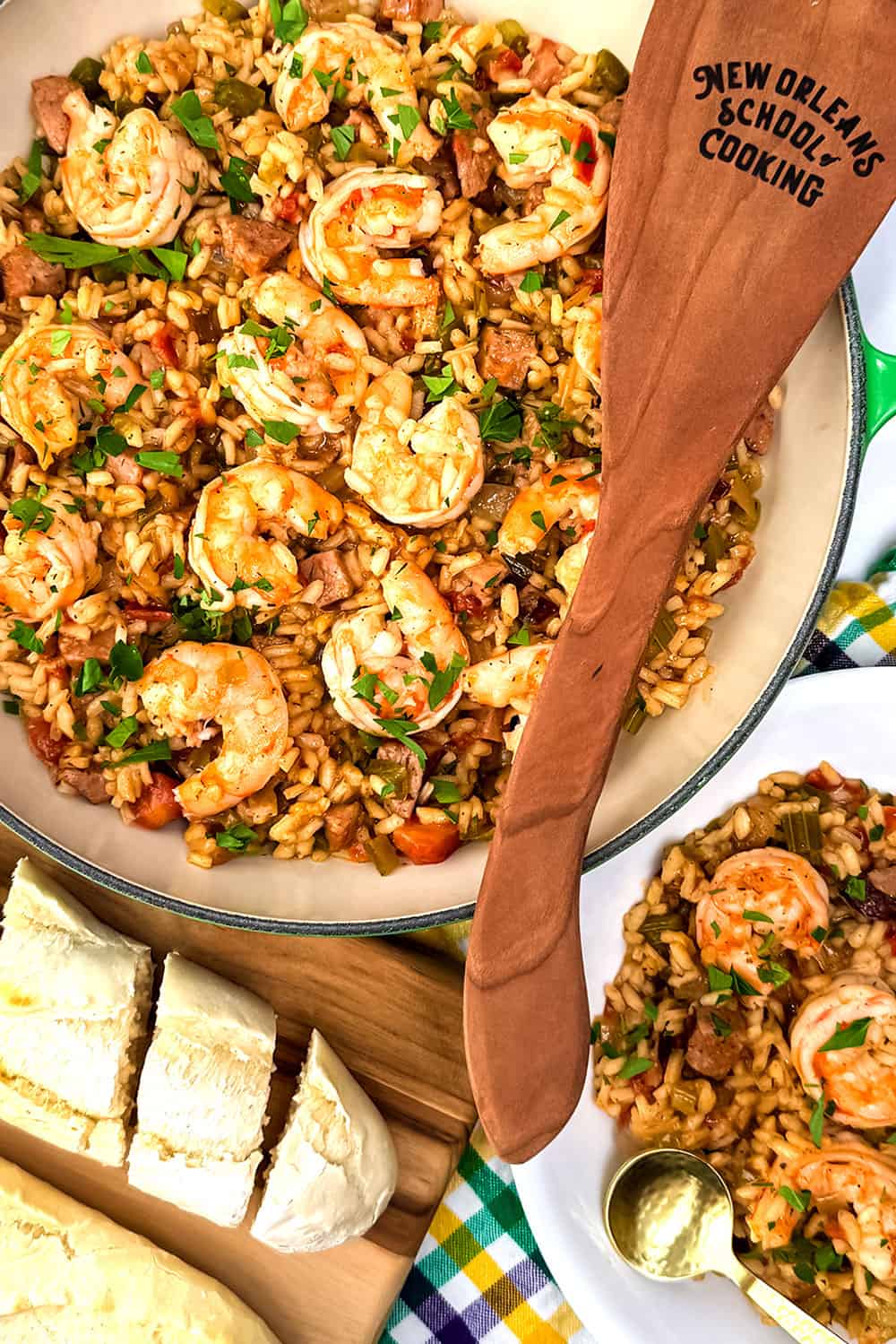Shrimp & Andouille Jambalaya Risotto - Pudge Factor