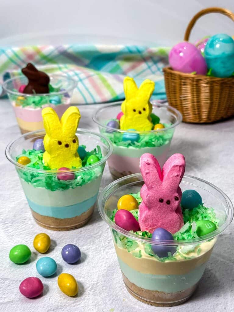 Easter Bunny Parfait Cups - Pudge Factor